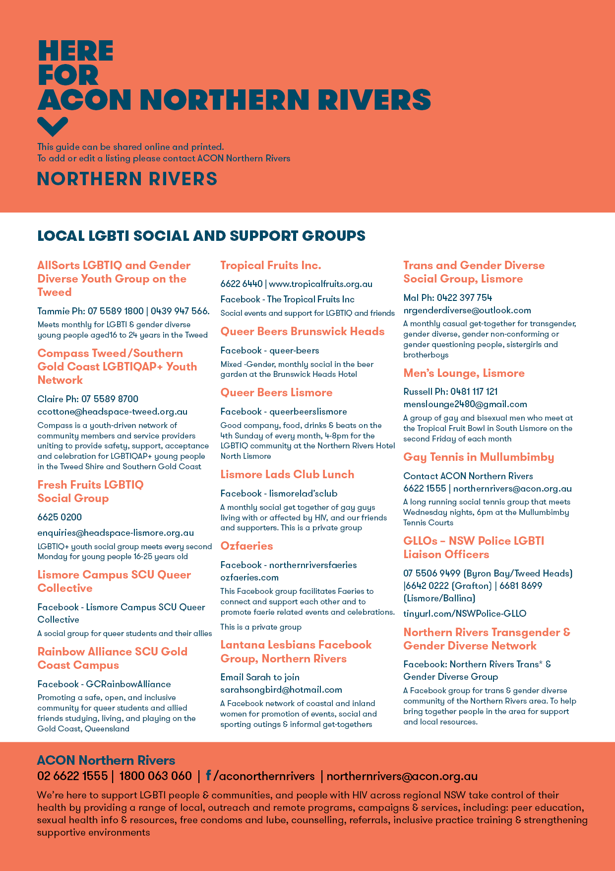 Regional NSW -ACON – We are a New South Wales based health promotion ...